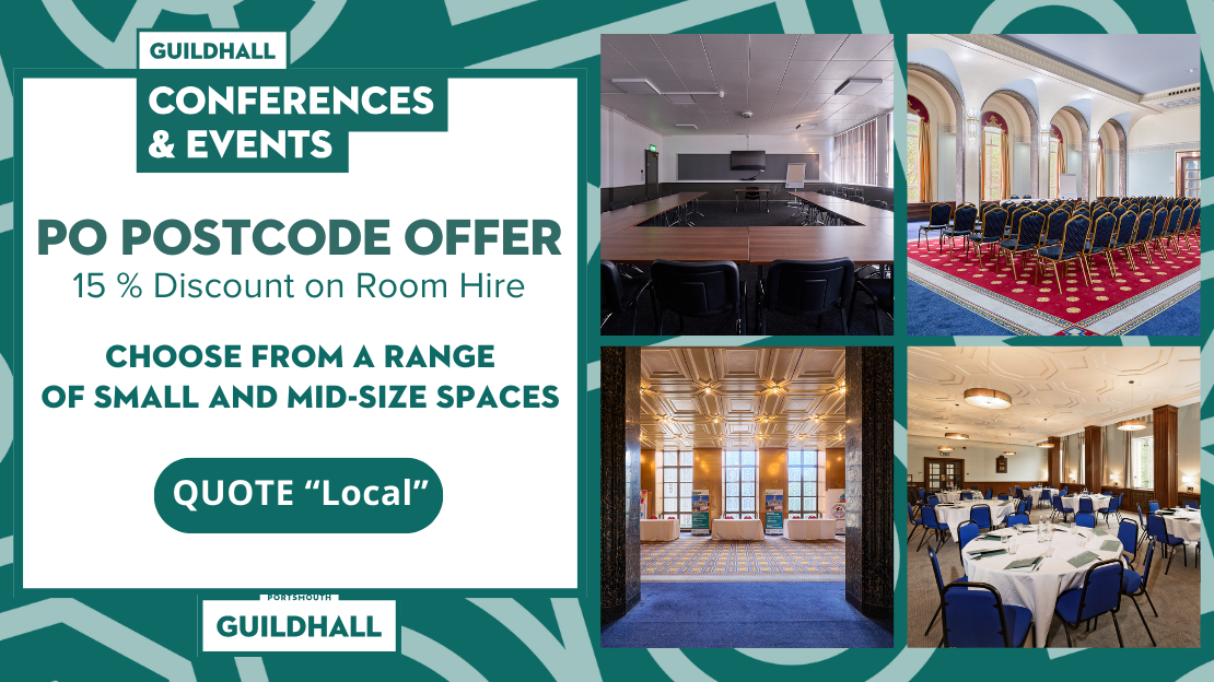 PO Postcode Offer at Portsmouth Guildhall | Portsmouth Guildhall